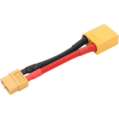XT60 Female to XT90 Male Cable, 12AWG XT60 Female to XT90 Male Connector Adapter Line for ...