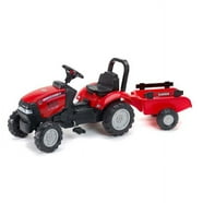 Peg Perego Case IH Tractor and Trailer Pedal Ride-On - Walmart.com