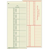 Yescom 1000 Count Weekly Time Clock Cards Timecard for Employee ...