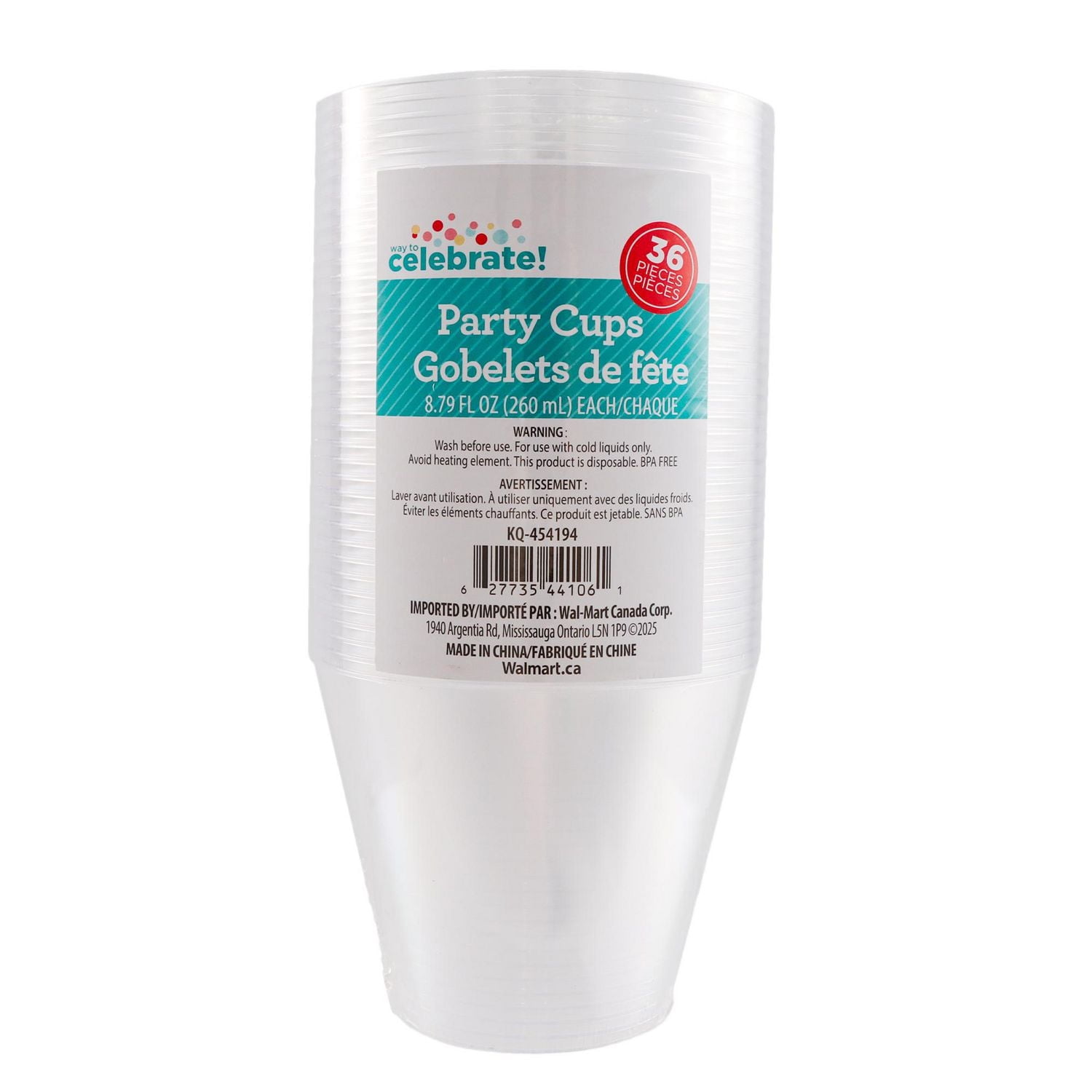 Click here for Way To Celebrate! Clear Disposable Cups  8.79 Oz.... prices