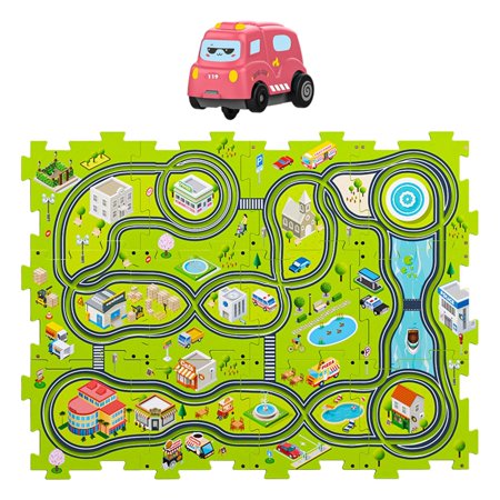 Puzzle Tracks Set Learning Activity Disassemble Educational Kids Race ...