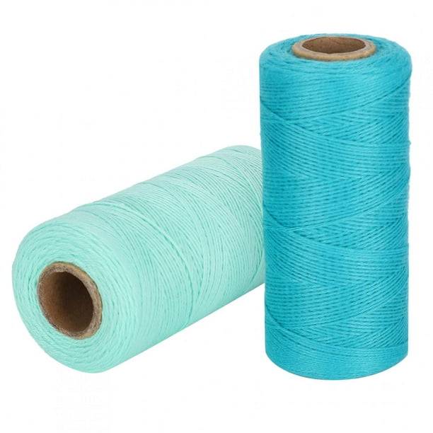 2 Rolls 8/4 Warp Yarn Pure Cotton Hand Sewing Thread for Knitting ...