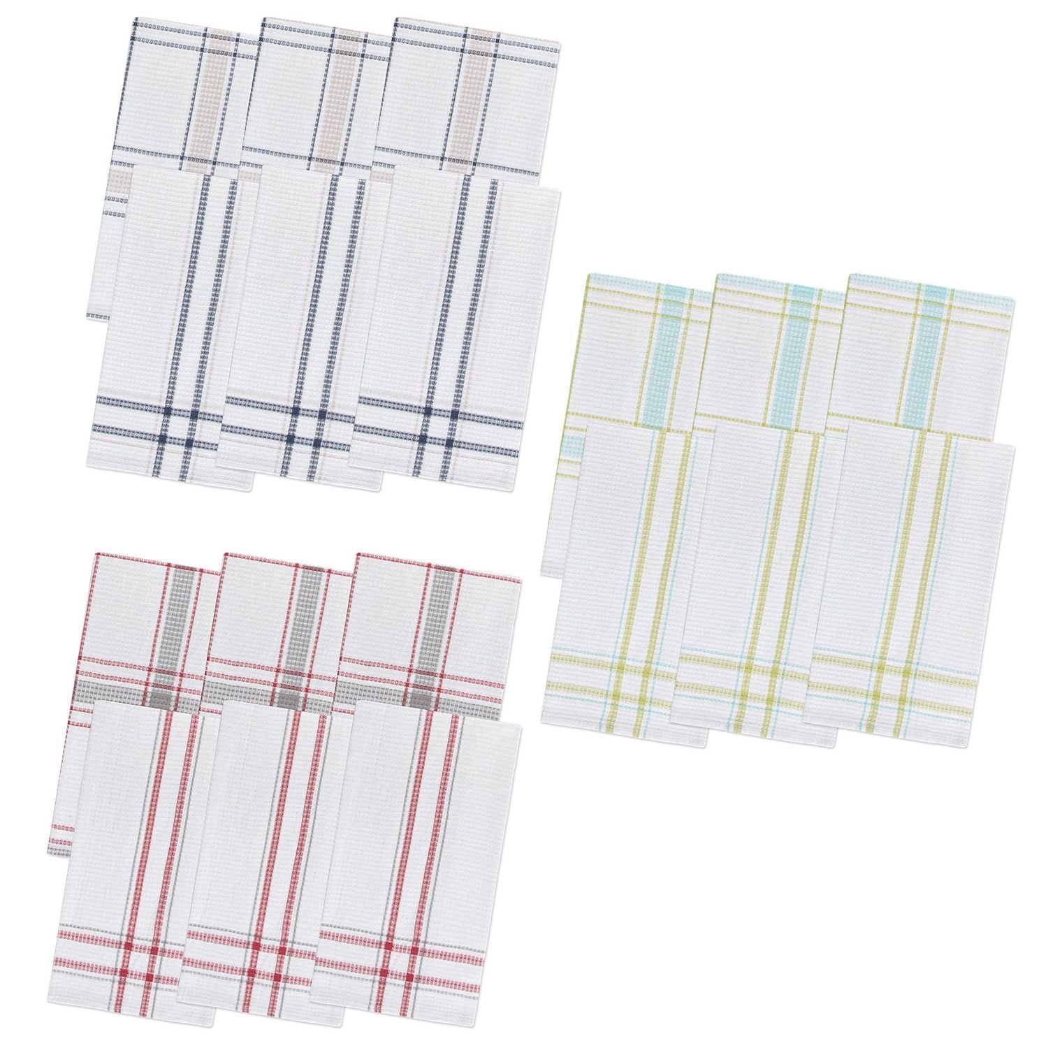Click here for Mainstays 6-Pk Waffle Kitchen Towels 18 X 28 prices
