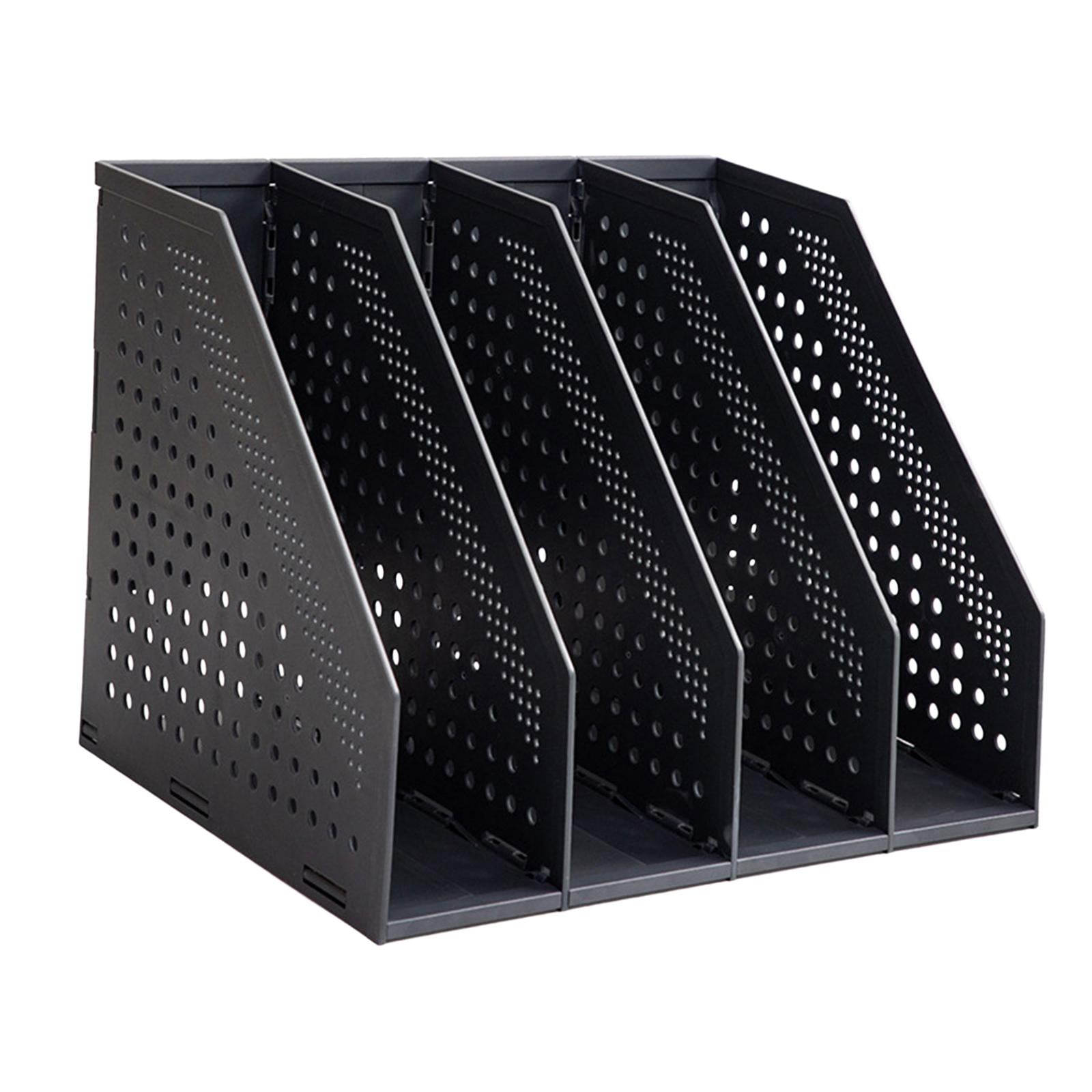 Magazine Desk Organizer File Organizer Holder Vertical Paper Foldable ...