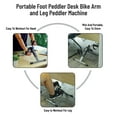 TRAKK Home Fitness Mini Exercise Portable Under Desk Bike Peddler ...