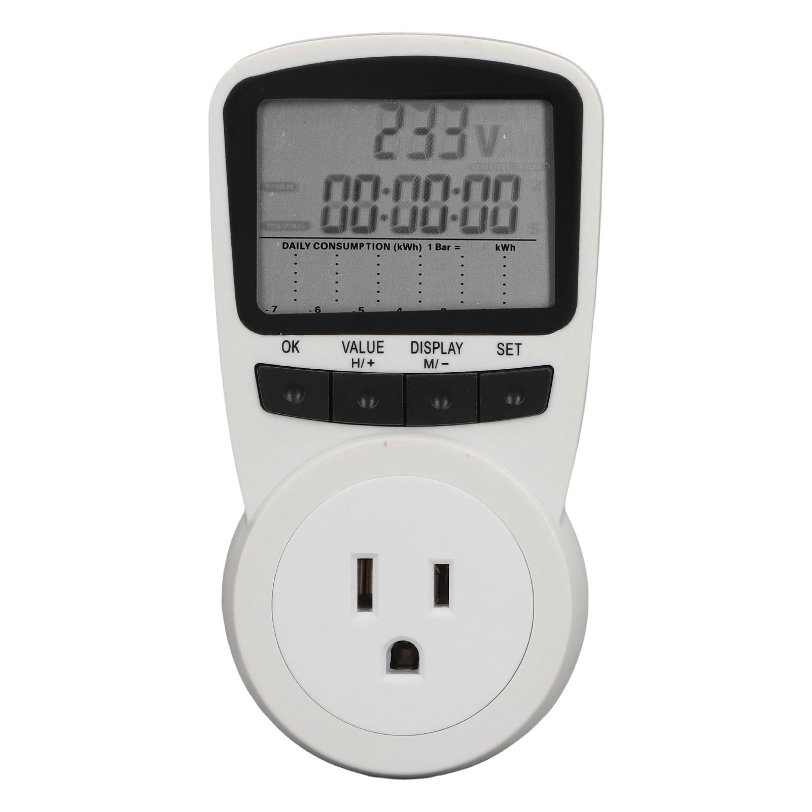 Toma de medidor de uso de energía, toma de medición de energía de 120 V ...