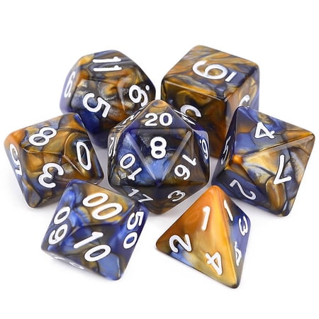 Rpg Board Game, Dnd Dice Set05 Blue Gold | Walmart Canada