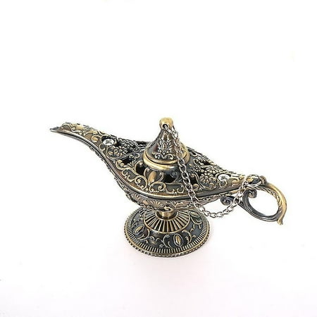 Mini Genie Light Lamp,aladdin Light Magic Genie Light Metal Carved ...