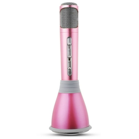 Fosmon Bluetooth 3.5mm Wireless Portable Audio Karaoke Microphone Mic ...