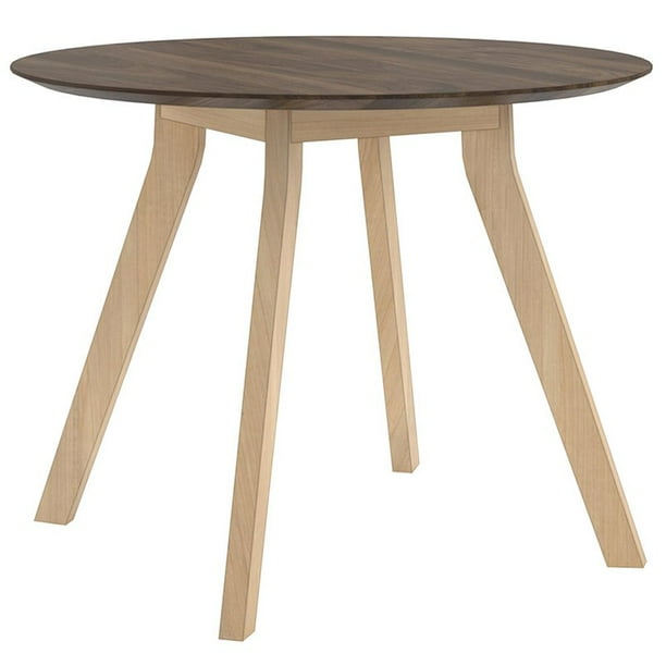 Ameriwood Home AX1 Round Meeting Table in Walnut - Walmart.ca