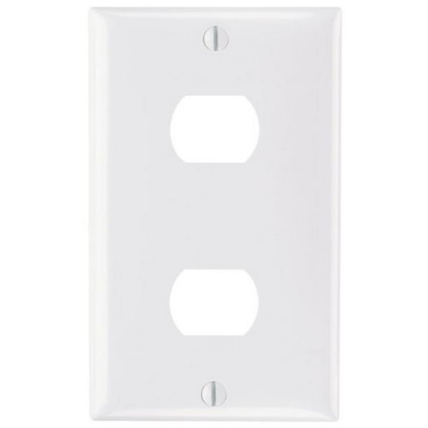 Plastic Despard Opening Wall Plate Two Horizontal Opening Per Gang K2W ...