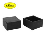 40mmx40mm Square Chair Leg Floor Protectors Table Feet Tips Covers Caps ...