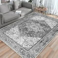 Area Rugs, Yamaziot 4'x6' Washable Rug for Living Room Bedroom, Vintage ...