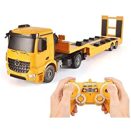 RC Semi-Trailer Remote Control Tow Truck Detachable Flatbed Semi ...