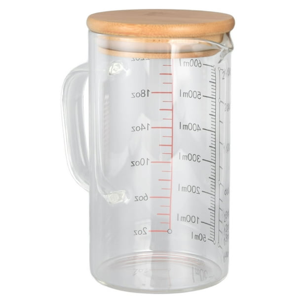 Glass Measuring Cup, Various Sizes Clear Scale Wide Handle Coffee Cups ...