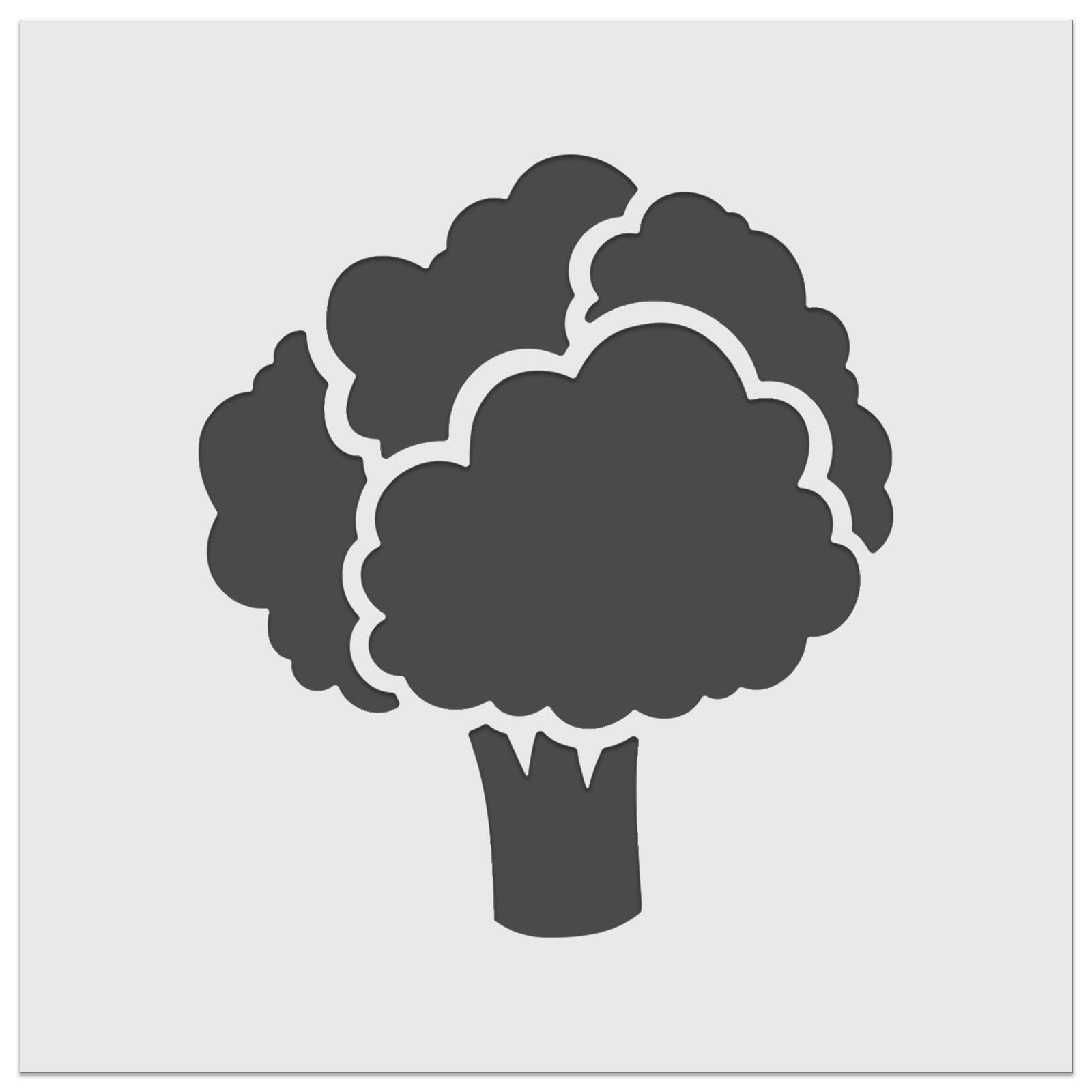 Broccoli Garden Vegetable DIY Cookie Wall Craft Stencil - 9.0 Inch ...