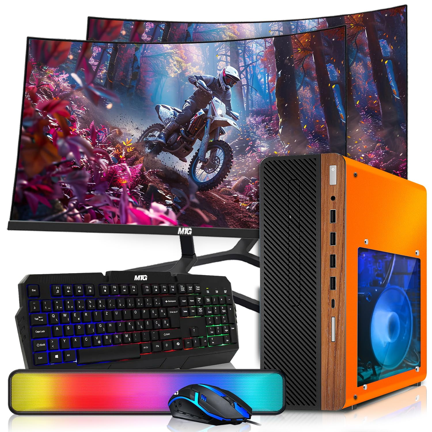 Restored HP Half Dark Desktop Computer PC Phoenix Intel i5, 16GB RAM ...