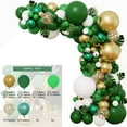 Gold Balloons Garland Kit, Blue Gold White Confetti Balloons Arch Kit ...