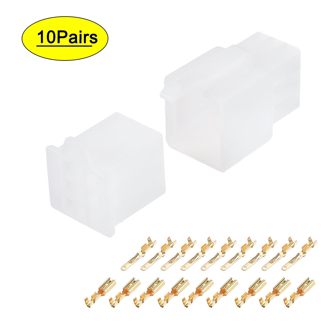 10 Pairs 2.8mm 9 Pin Male Female JST-SM Housing Crimp Terminal ...