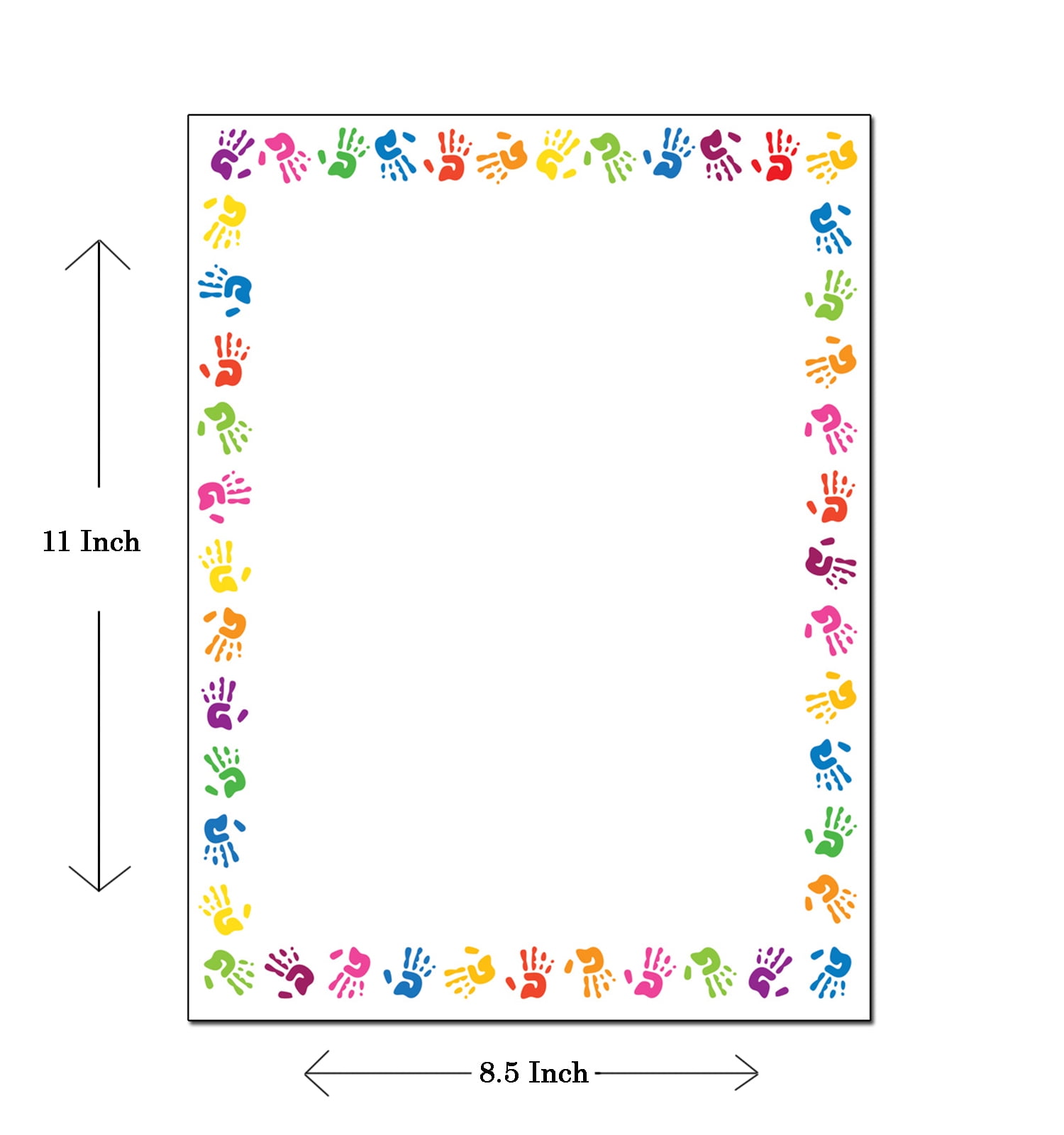 Kids Handprint Border