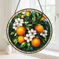 Garden Citrus Blossom Round Window Hanging Art2101 - Walmart.com