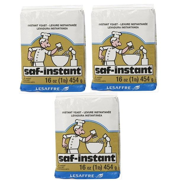 LeSaffre Saf-Instant Yeast Gold, 16 oz (Pack of 3) - Walmart.com ...