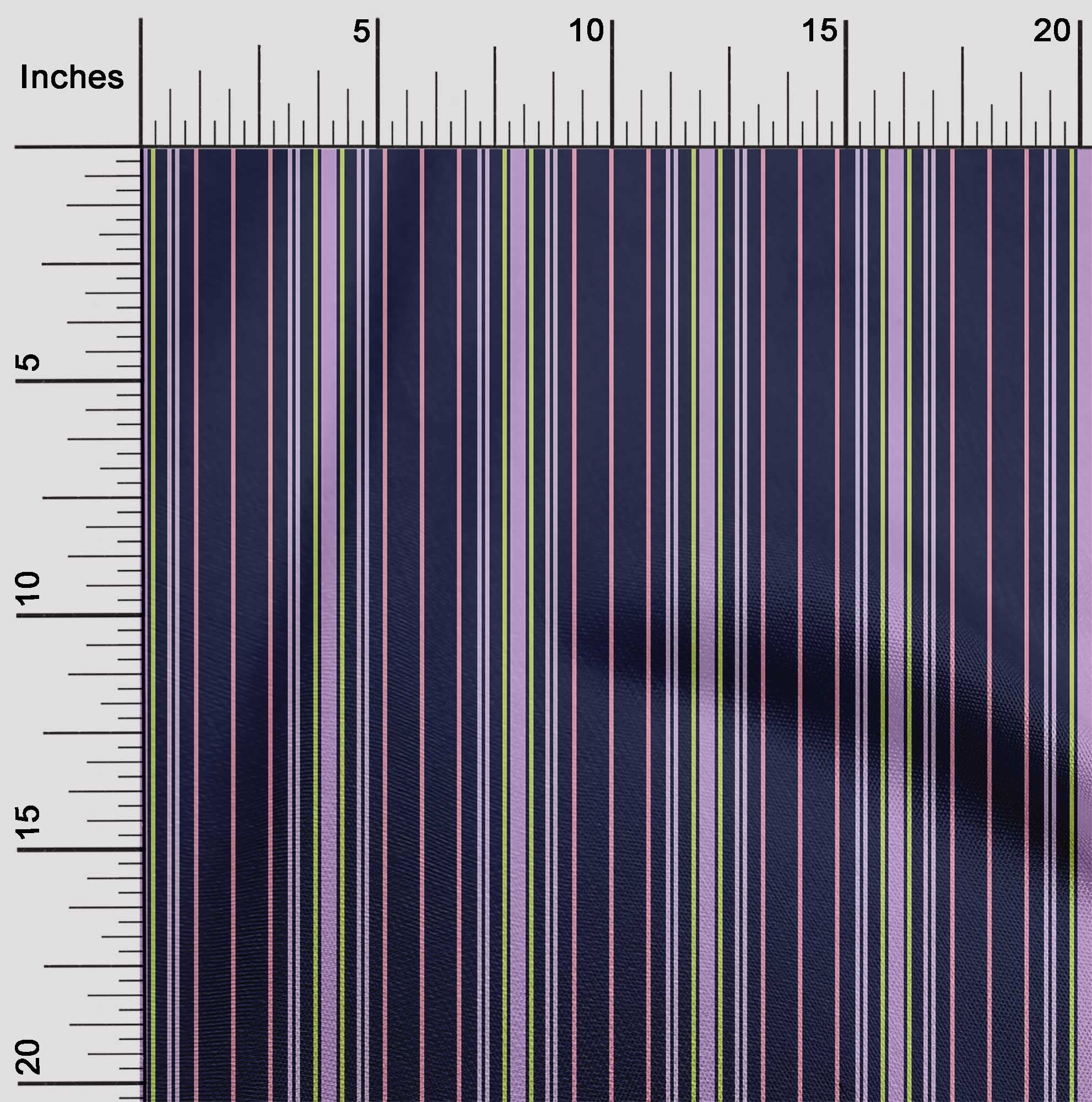 oneOone Cotton Silk Fabric Vertical Stripe Print Fabric BTY 42 Inch ...