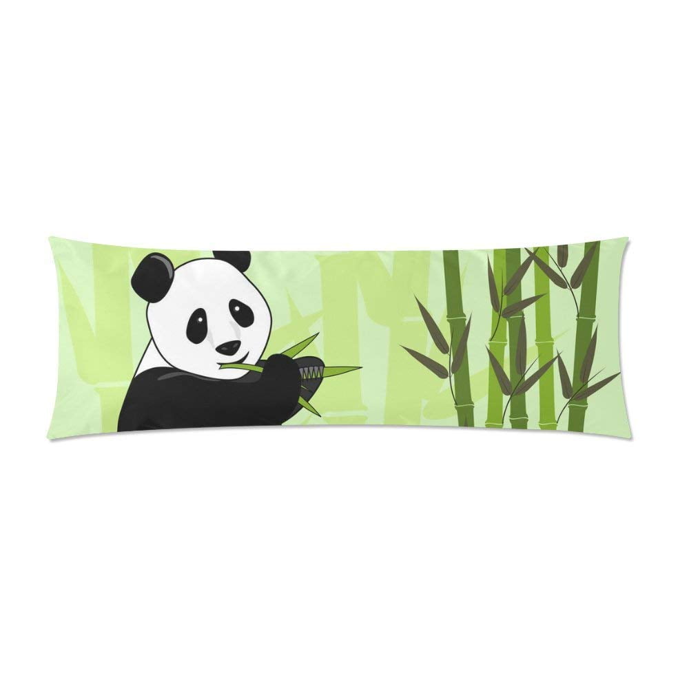 ABPHOTO Panda Bear Body Pillowcase Pillow Cover Pillow Protector Two ...