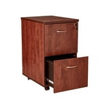 2 Drawers Vertical Wood Composite Lockable Filing Cabinet, Cherry, Letter-Size - Walmart.com