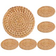 Naiyafly Woven Cotton Rope Placemat Ins Insulated Pot Pad Printed ...