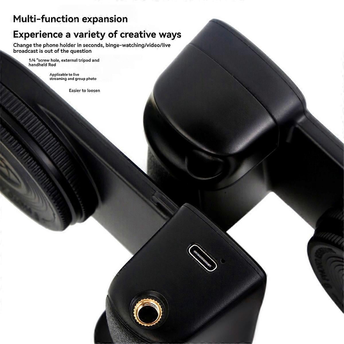 Bluetooth Camera Shutter Grip - Selfie Handle with Fill Light, Photo ...