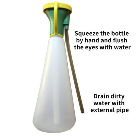 Portable Eyewash Hand Pressure Transparent Eyewasher Scrub Eyewasher ...