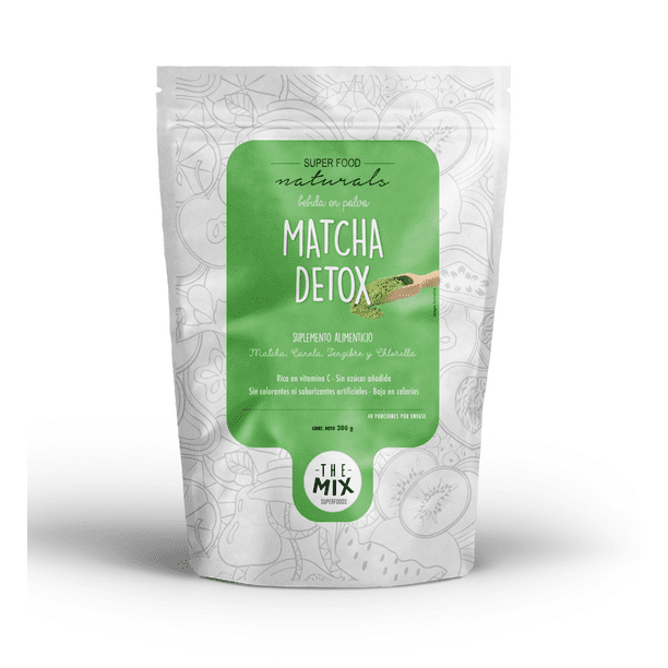 MATCHA DETOX The Mix Superfoods Bebidas Funcionales | Bodega Aurrera en ...
