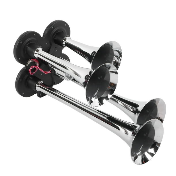 Air Horn,12V/24V 4 Trumpet Air B Trumpet Car Trumpet Built for ...