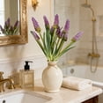 Fabric Artificial Hyacinth Flower Bunch Realistic Faux Bouquet 12.6 ...