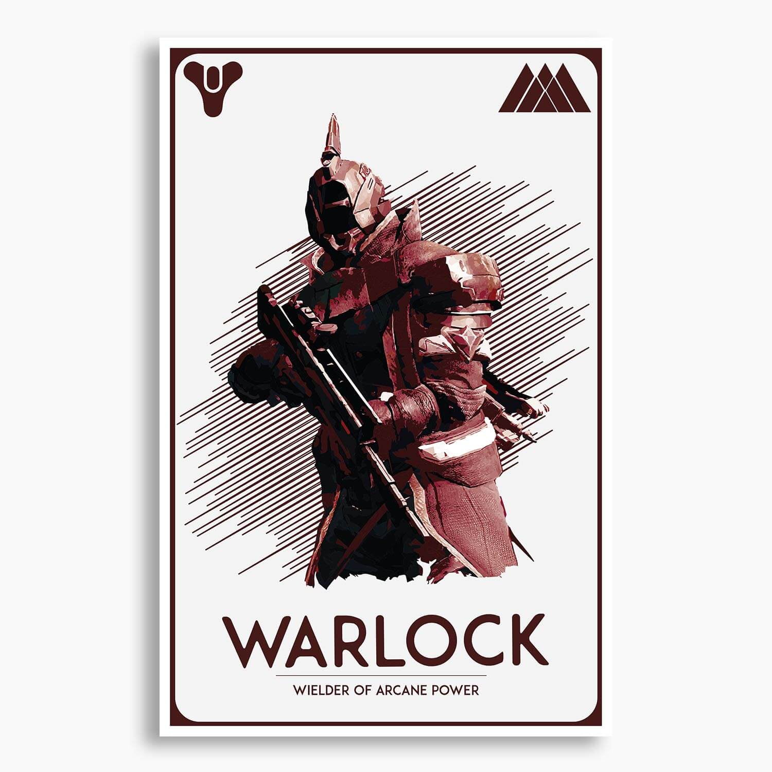 Guardian: Warlock Poster; Gaming Artwork - Walmart.com