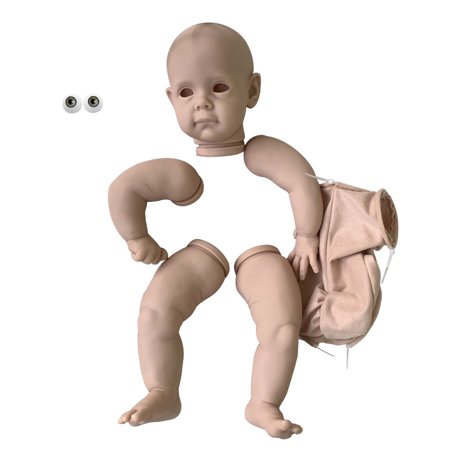 23inch Maggi Vinyl Head Soft Touch Toy Gift Arms With Eyes DIY Reborn ...