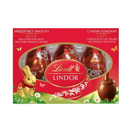 Lindt Lindor Milk Chocolate Eggs 3 pack | Walmart Canada