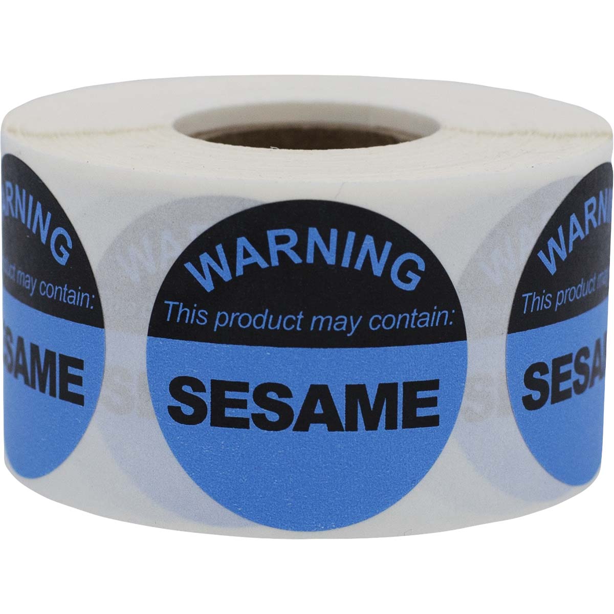 May Contain Sesame Diet Warning Food Labels | 1.5″ Round - 500 Pack ...