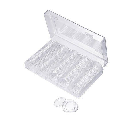 Large Capacity Coin Storage Box Transparent Coin Storage Collector ...