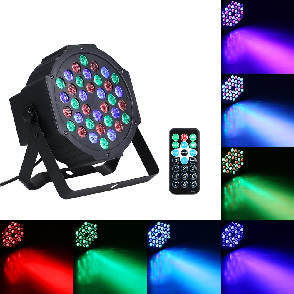AC90-240V 24W 36 LED RGB Mini Stage Par Light Lighting Fixture with IR ...