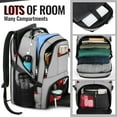 Yorepek Extra Large Travel Backpack for Men Women, Airline Approved ...