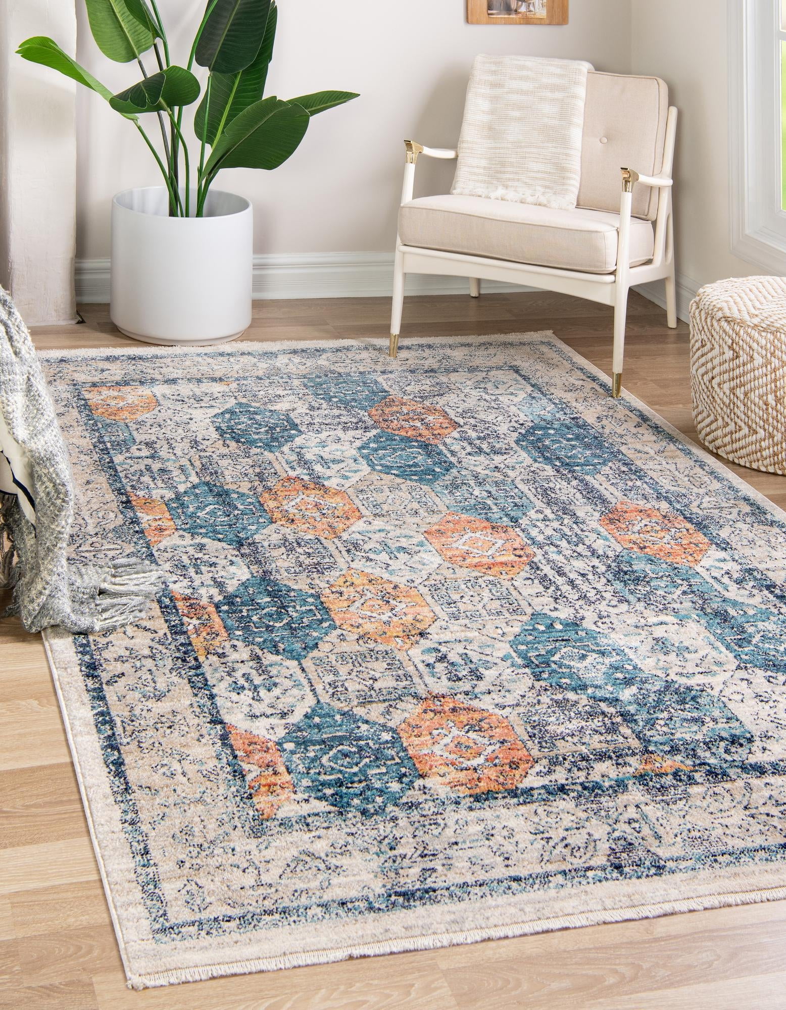 Rugs.com Lola Collection Rug – 10' x 12' Multi Medium Rug Perfect For ...