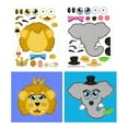 24 Zoo Make a Sticker Scene Sheets- Great for Kid's Easter Basket ...