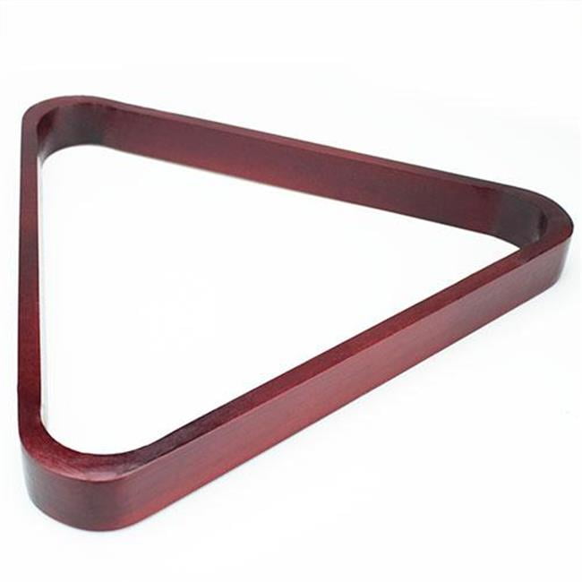 Wooden Pool Table Ball Triangle, Mahogany - Walmart.com