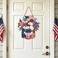 American Style Independence Day Wooden Door Hanging Sign, Classic ...