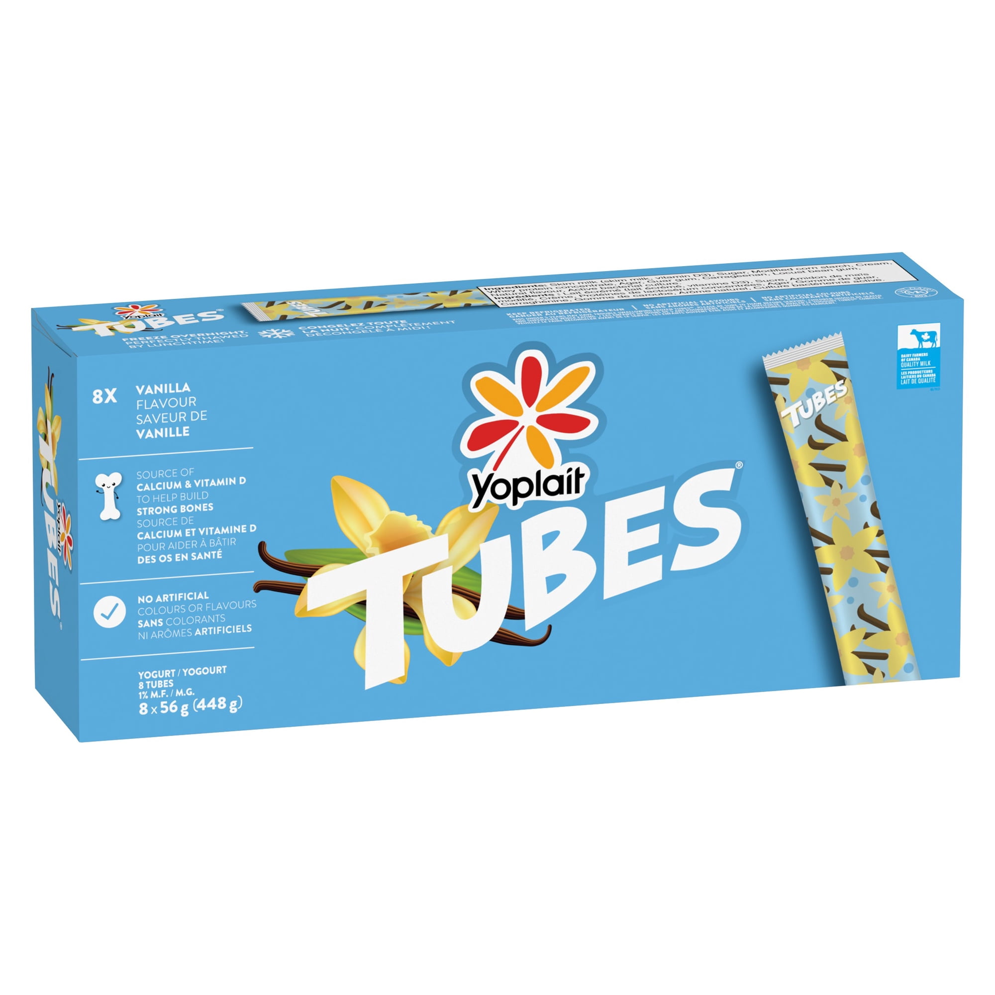 Click here for Yoplait Yogurt Vanilla Flavour Tubes  448g 56 G prices