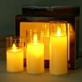 LED Candle Lamp Flickering Flameless Smokeless Battery Operated ...