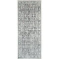 ReaLife Rugs Machine Washable Printed Vintage Distressed Trellis Gray ...