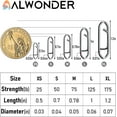 50-Pack Stainless Steel Speed Clips for Fishing – High Strength Quick ...
